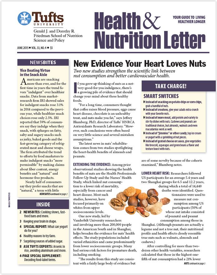Download The Full June 2015 Issue PDF - Tufts Health & Nutrition Letter