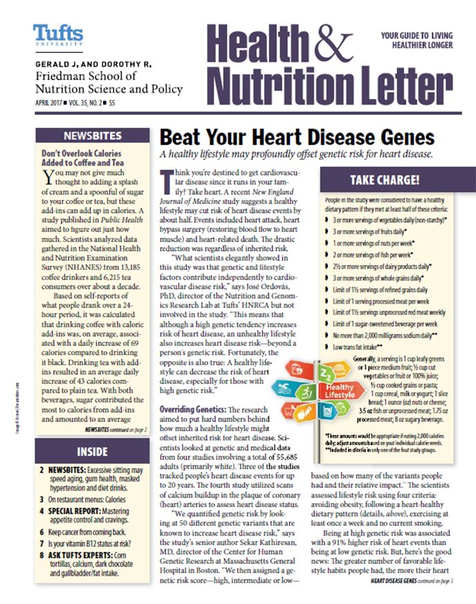 Download The Full April 2017 Issue PDF - Tufts Health & Nutrition Letter