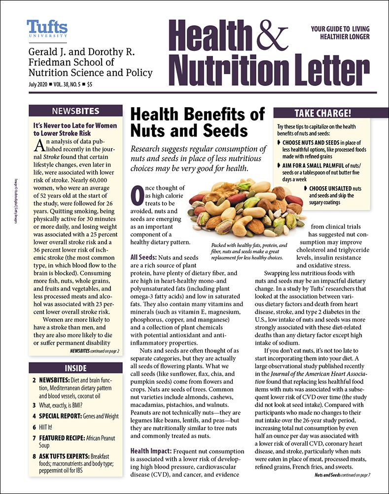 Download The July 2020 Full Issue PDF - Tufts Health & Nutrition Letter