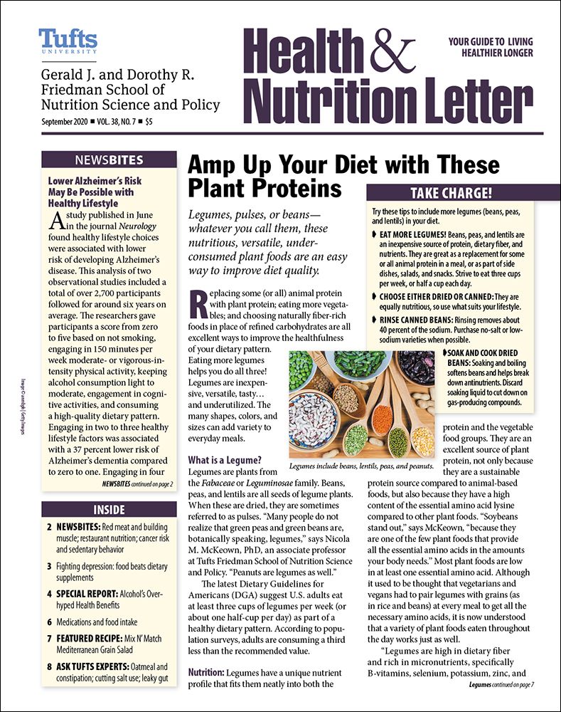 Download The September 2020 Full Issue PDF - Tufts Health & Nutrition ...