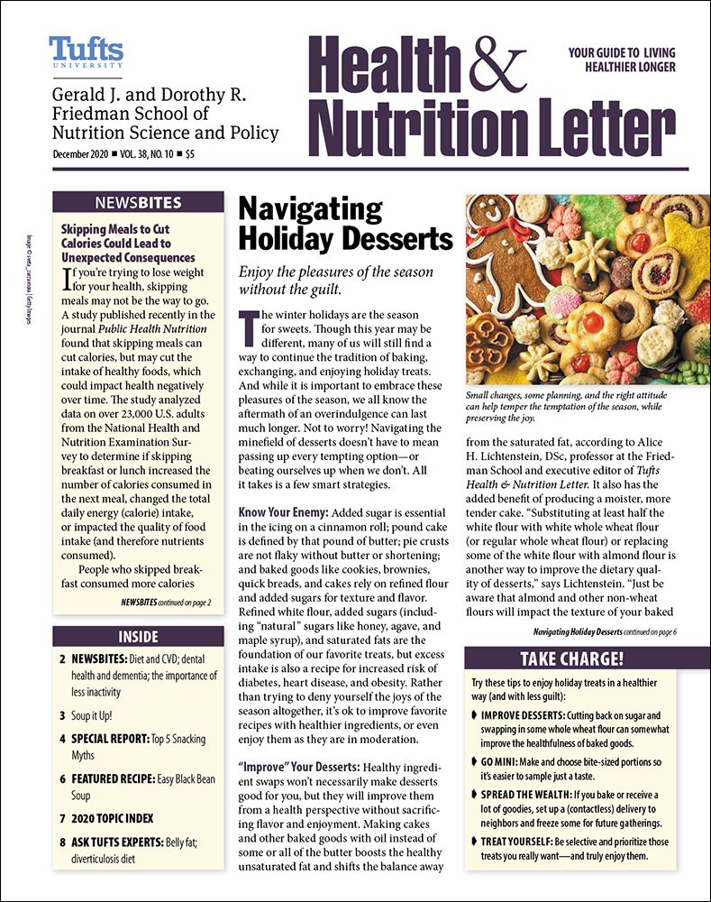 Download The December 2020 Full Issue PDF - Tufts Health & Nutrition Letter